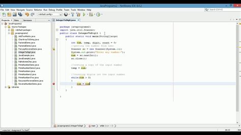 Java Program To Break Integer Into Digits Youtube