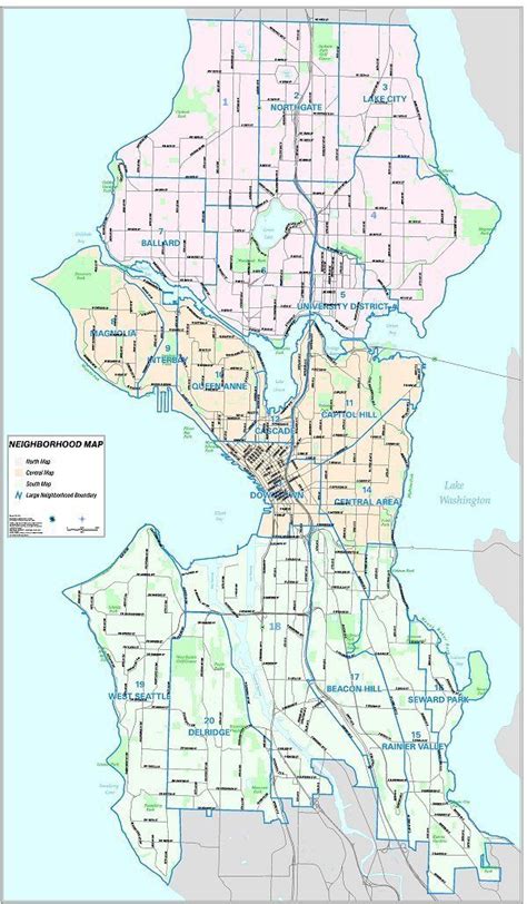 Seattle City Clerk S Geographic Indexing Atlas Seattle City Seattle
