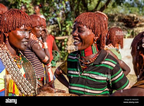 Hamar Tribe Women At A Bull Jumping Ceremony Dimeka Omo Valley