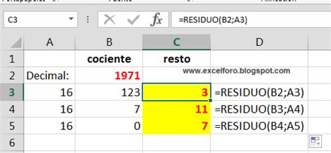 Explicación de cómo convertir un valor Decimal a Hexadecimal EXCEL