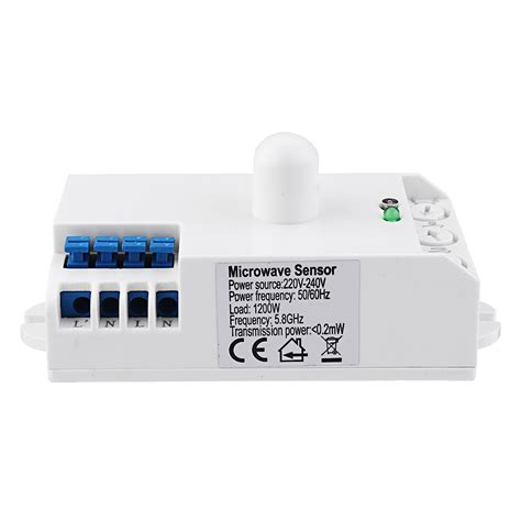 New Human Radar Inductive Sensor Switch Microwave Radar Module AC V Stairway Corridor LED