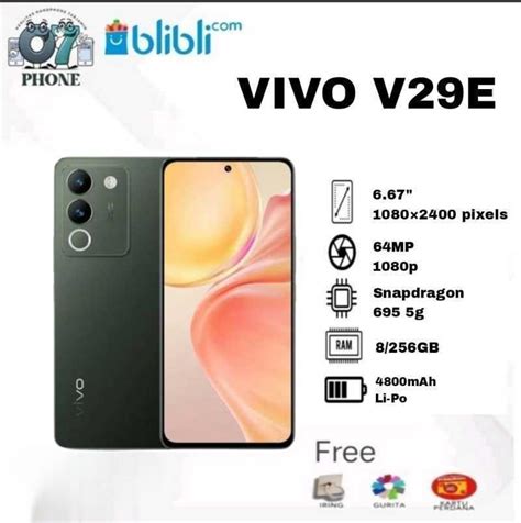 Jual Vivo V29e 5g 8 256gb Smartphone Garansi Resmi Vivo Indonesia