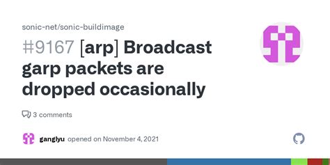 Arp Broadcast Garp Packets Are Dropped Occasionally Issue Sonic Net Sonic Buildimage
