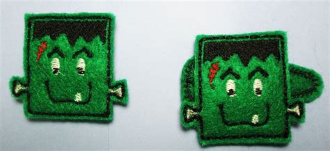 Halloween Barettes And Brooches Frankenstien Ghosts Jack O Etsy Fun