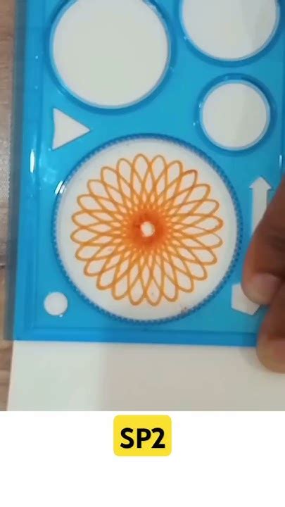 Project ⭕ Spirograph 2 Challenge Shorts Challenge Drawing Youtube