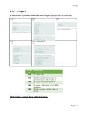 Lab 2 Chapter 3 Docx CSIS 342 Lab 2 Chapter 3 Complete These 5