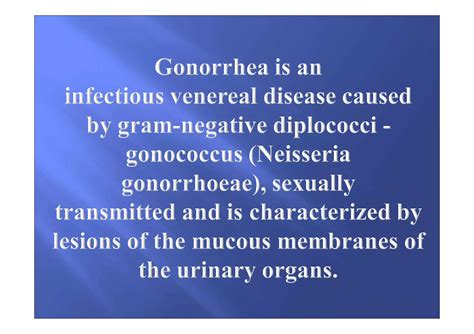 Gonorrhea Pdf