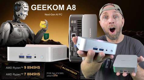 GEEKOM A Le Mini PC Windows AI Le Plus Puissant Au Monde Avec Ryzen Et To