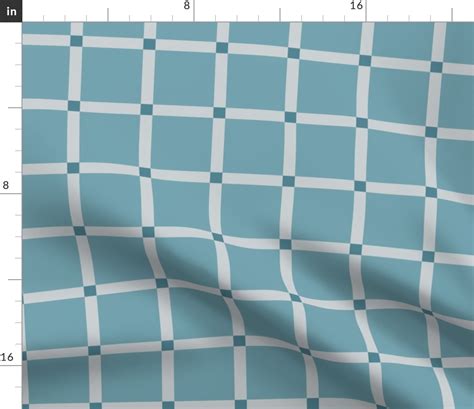 Lattice Grid Square Lines Geometric Fabric Spoonflower