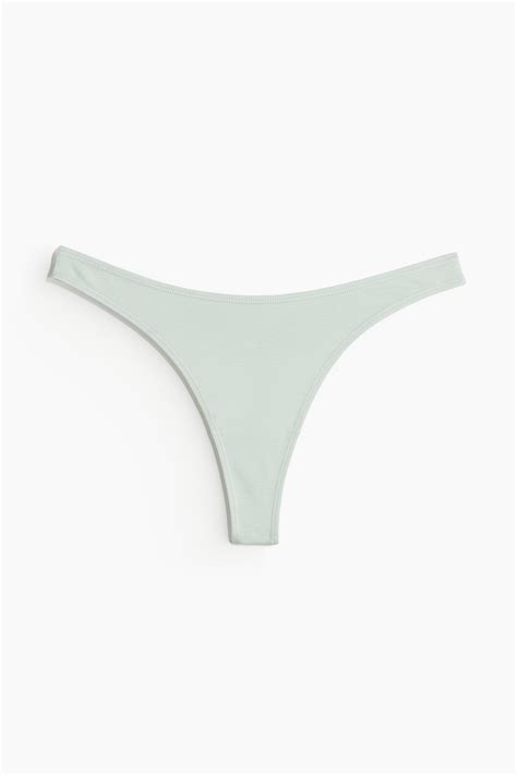 10 Pack Cotton Thong Briefs Lilaclight Pink Ladies Handm Us