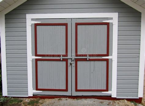 Wooden Barn Doors Stock Image Image Of Rural Entrance 125714567