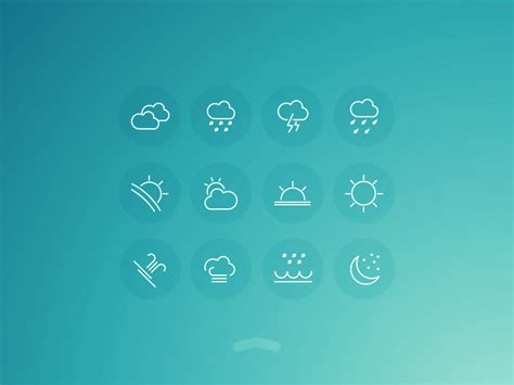 Free Weather Ui Icons Free Psd Template Psd Repo
