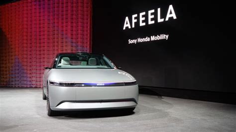 Sony va vraiment lancer une voiture on la même vue en vrai evearly