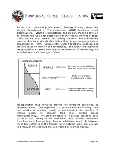 Functional Classification Pdf Highway Traffic