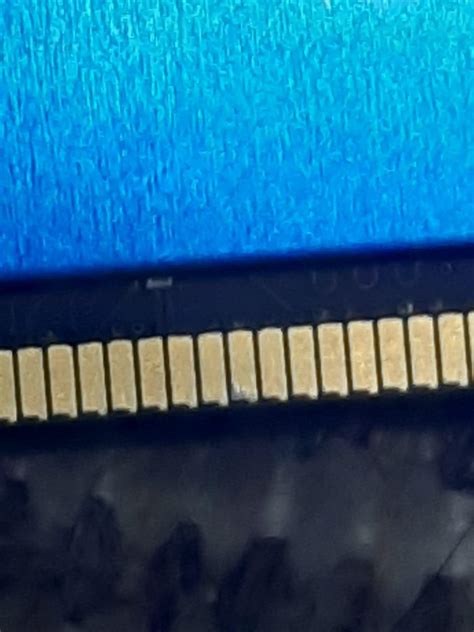 Risco No Contato Da Ram Memórias Ram Clube Do Hardware