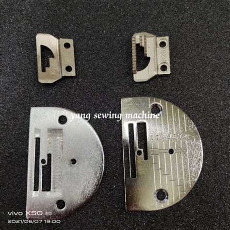 Tapak And Gigi Mesin Kepala Hitam Jenis Pijak Kaki Lama Needle Plate