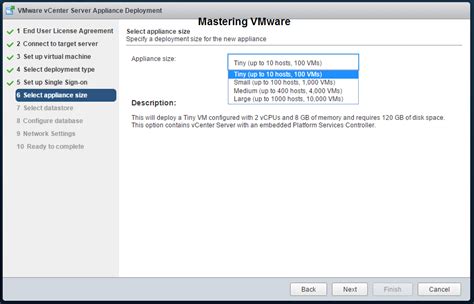 Install Configure VCSA Mastering VMware