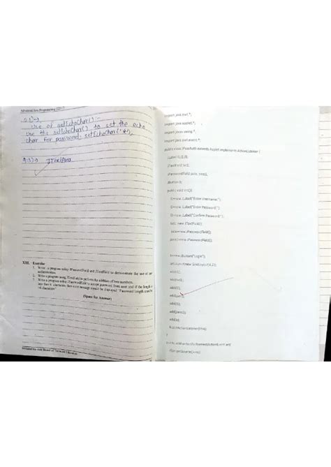 22517 Advanced Java Programming Ajp Solved Lab Manual Pdf Manual Answer