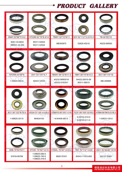 National Oil Seal Size Chart Buy National Oil Seal Size Chart
