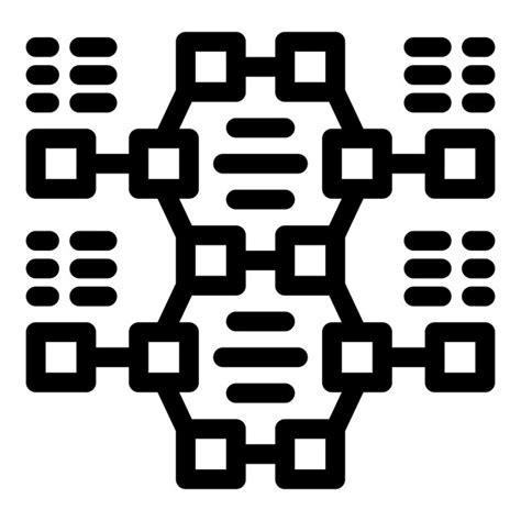 Premium Vector Complex Network System Connecting Servers And Databases