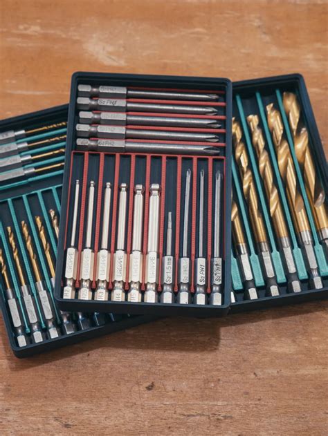 Gridfinity Hex Long Drill Bit Tray By Josh 3d Makerworld