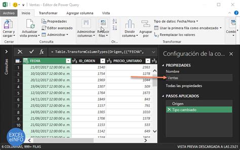 Power Query Para Excel Capítulo 10 Combinar Tablas Y Consultas Alternativa A Buscarv