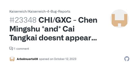 Chigxc Chen Mingshu And Cai Tangkai Doesnt Appear As A General Or Advisor For The Lkmt If