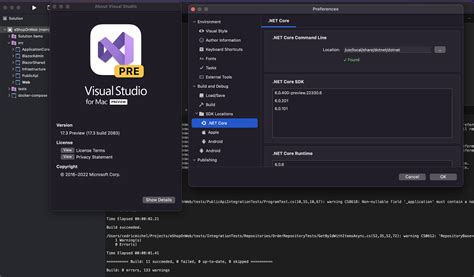 Unable To Load Solution In Visual Studio For Mac Issue Dotnet Architecture EShopOnWeb