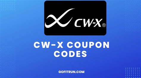 40 Off Cw X Coupon Codes → 6 Active May 2025