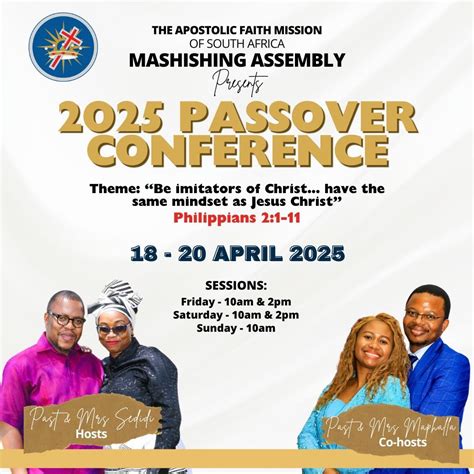 Passover Weekend The Afm Mashishing 18 April To 20 April Allevents