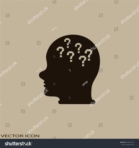 Man Question Mark Stock Vector Royalty Free Shutterstock