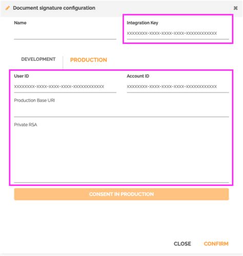 Configure DocuSign Integration Configure DocuSign Integration