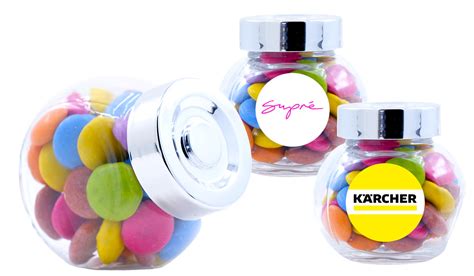 Mini Candy Jars With Smarties