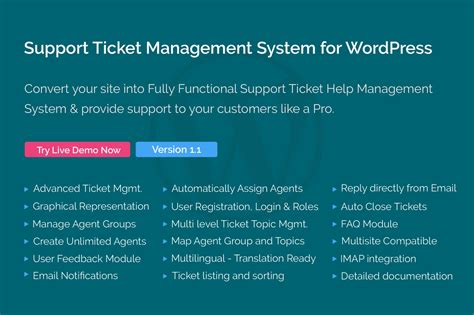 Support Ticket Management System For Wordpress Crafola