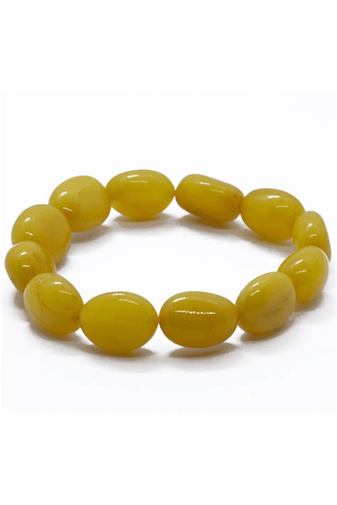 Bracelet Ambre Blanc Collection Bracelet Ambre Blanc Luxe