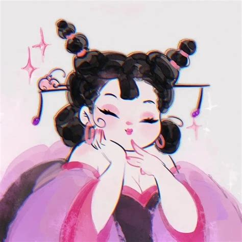 哪吒闹海石矶娘娘可爱图片 胖胖的石矶娘娘爆火头像配图网