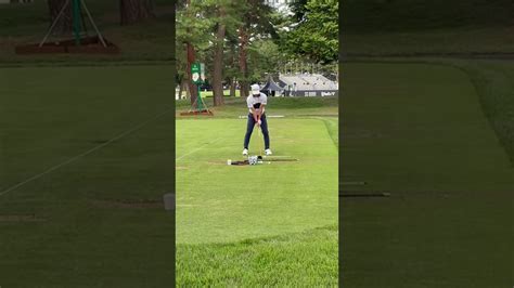 中島 啓太 ドライバースイング正面 Youtube