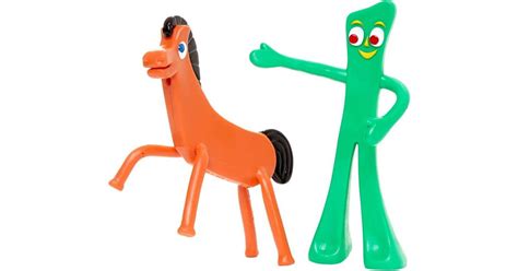 Gumby And Friends Gumby And Pokey Bendable Figure 2 Pack • Pris