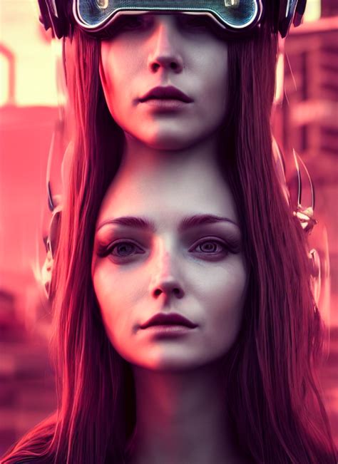 Krea Ai 3 4 Portrait Emma Bot Queen Crown Futuristic