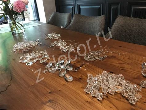 Хрустальные подвесы для люстры ручной работы на заказ