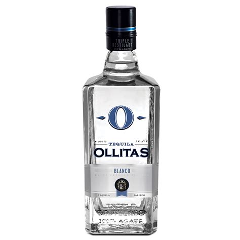 Ollitas Tequila Blanco 100 Agave Botella