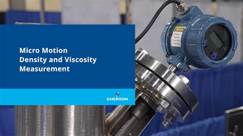 Optimizing Efficiency With Micro Motion Density And Viscosity