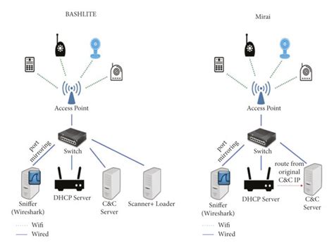 The Lab Setup For Collecting The Botnet Attack From Iot Devices [40