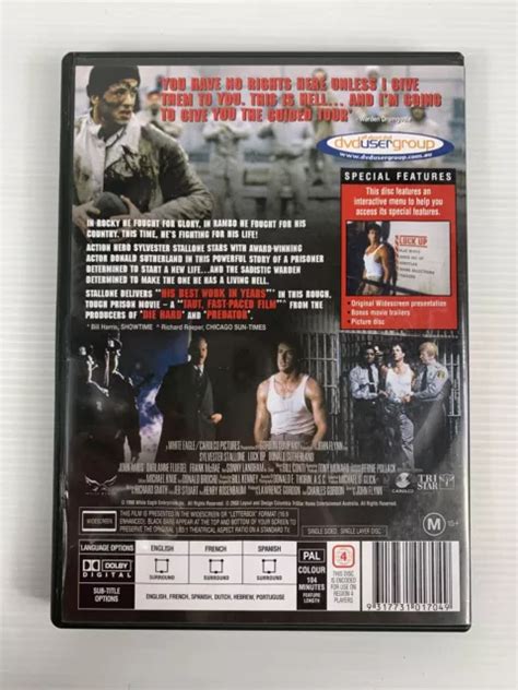 Lock Up Sylvester Stallone Donald Sutherland Dvd R4 Cult Action Eur 5