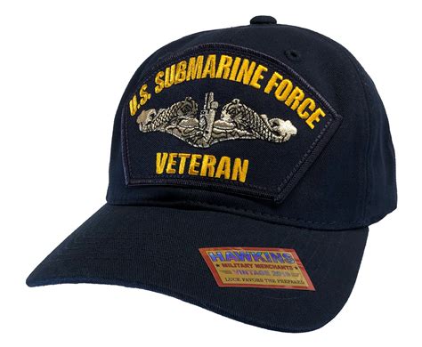 Navy Submarine Force Veteran Hat Cotton Unstructured DAD Cap Etsy