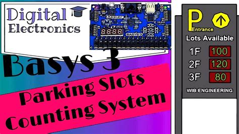 10 Car Parking Slot System Basys 3 Fpga Board Verilog Step By