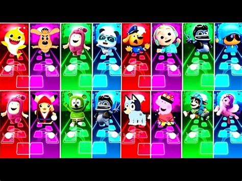 Baby Shark Dance All Video Megamix Oddbods Newt Sheriff Labrador Bluey Bingo Who Ls Best