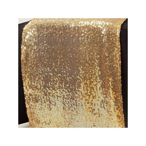 Sequin Runner Gold Table Linens From Decor Trader Ltd Uk