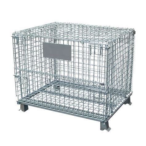 Mild Steel Collapsible Mesh Pallet Container At Rs 8500 In Faridabad
