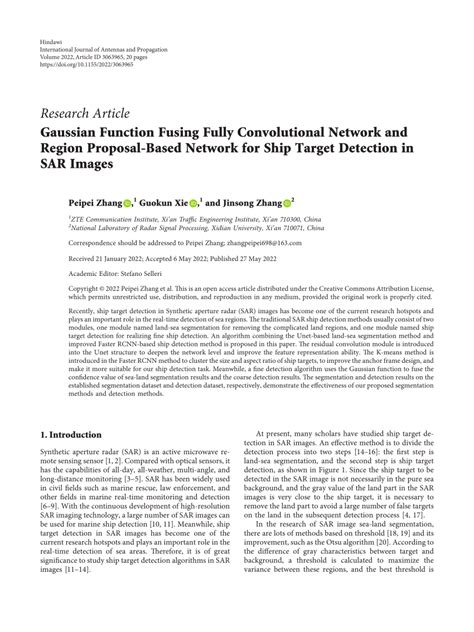 Pdf Gaussian Function Fusing Fully Convolutional Network And Region